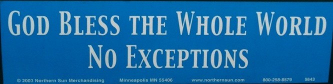 God Bless the Whole World - No Exceptions - TC Jewfolk