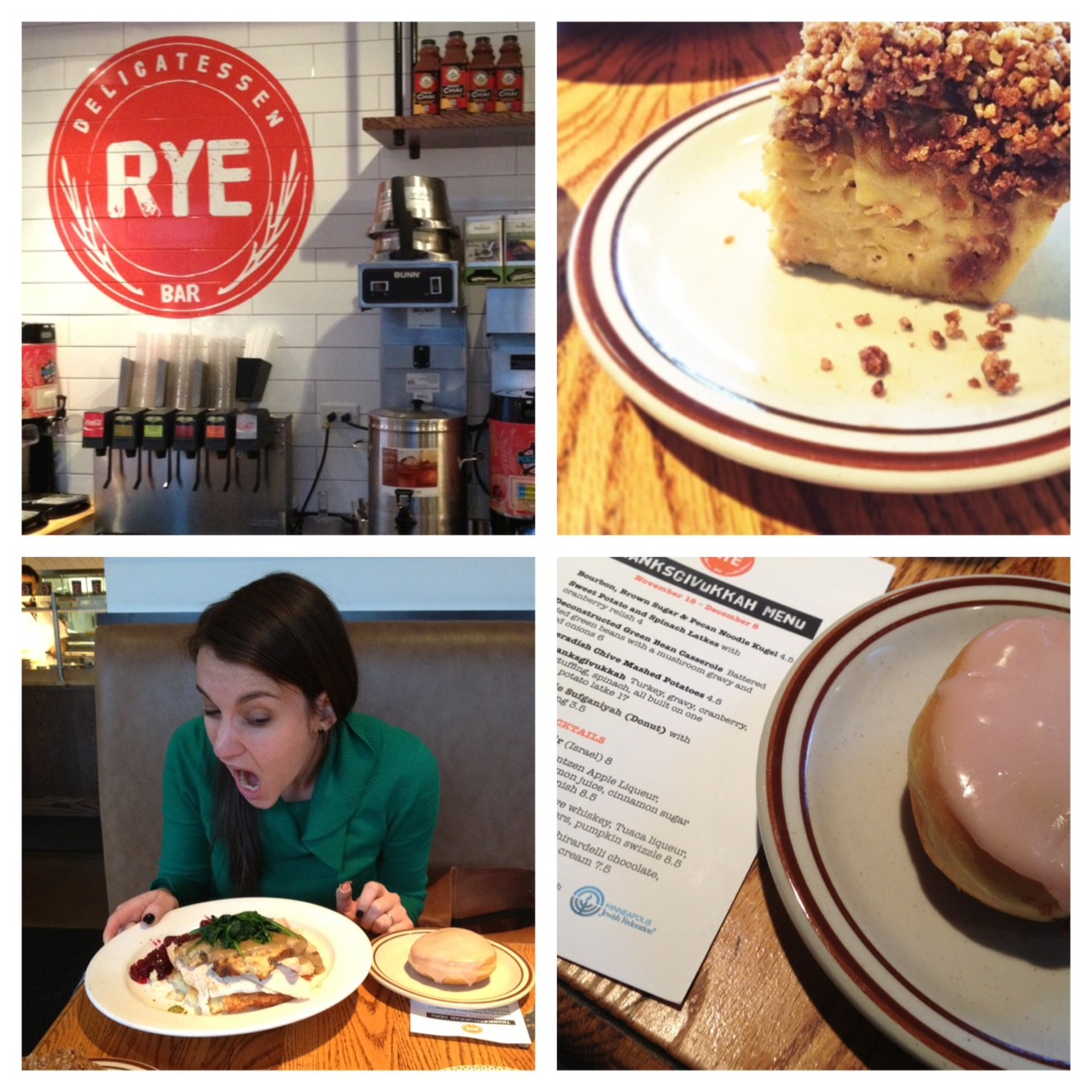 Celebrate Thanksgivukkah at Rye Deli - TC Jewfolk