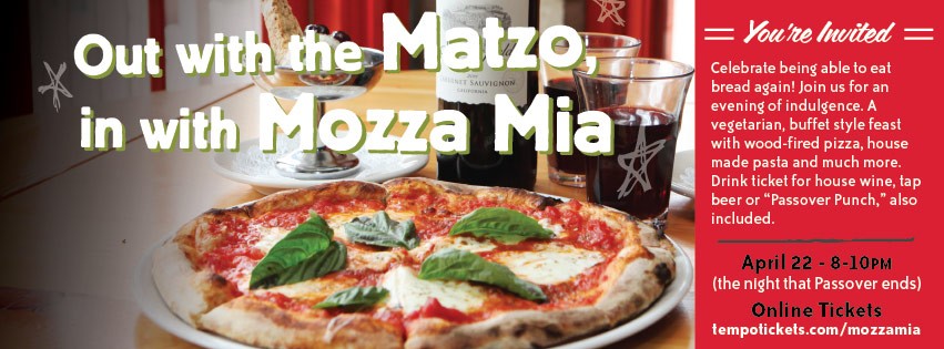 Win Two Tickets to Mozza Mia's End-of-Passover Party - TC Jewfolk
