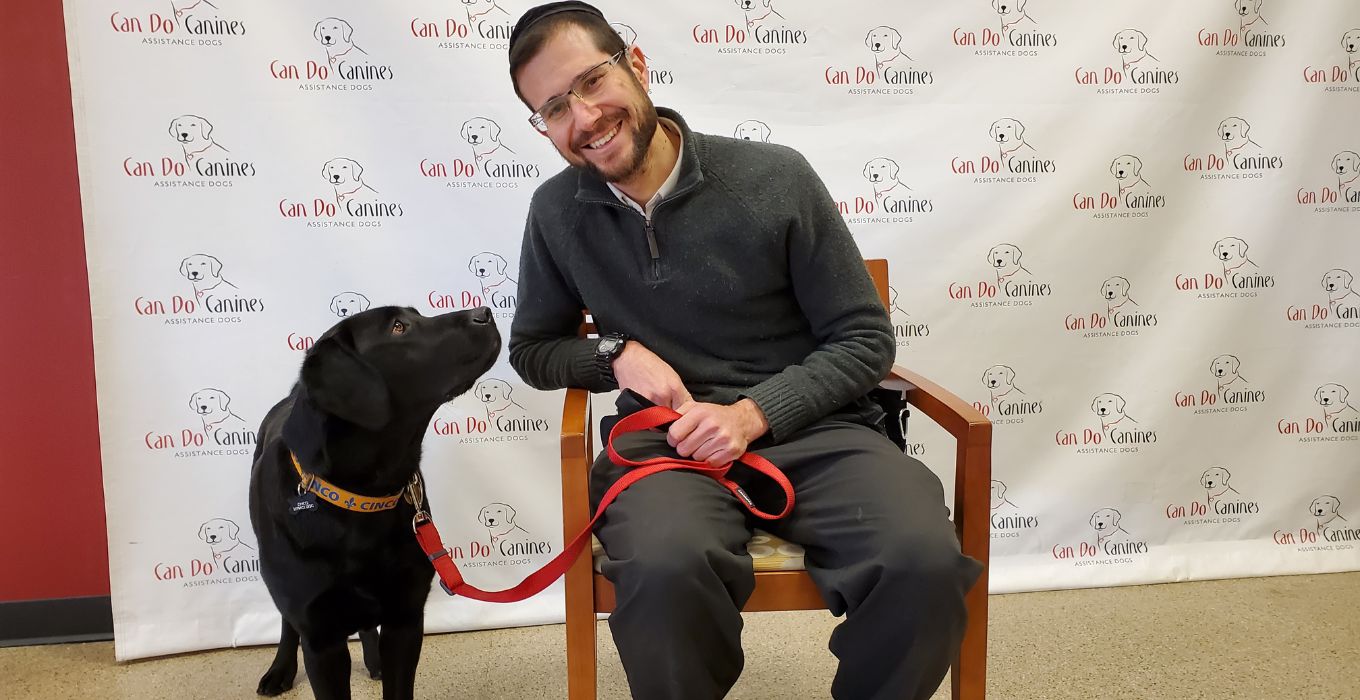 Locally-Trained Hearing-Assist Dog Helps Orthodox Rabbi In Everyday ...