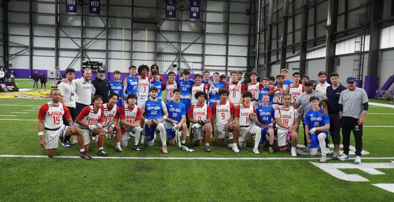 Israeli Flag Football Team Wins Despite Losing To Team USA - TC Jewfolk